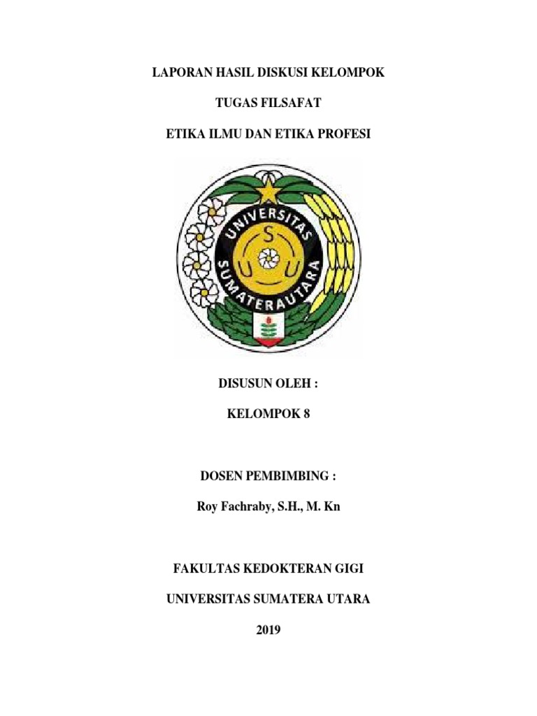 Cover Laporan Hasil Diskusi Kelompok | PDF