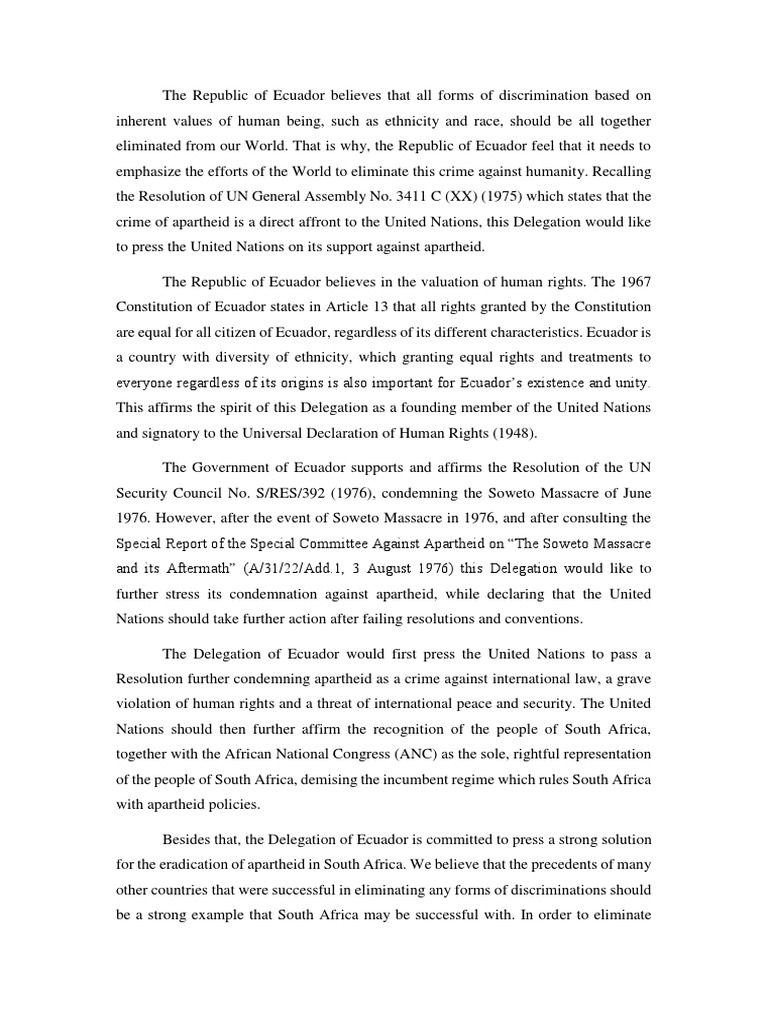 Sample of Pospap | PDF | Apartheid | South Africa