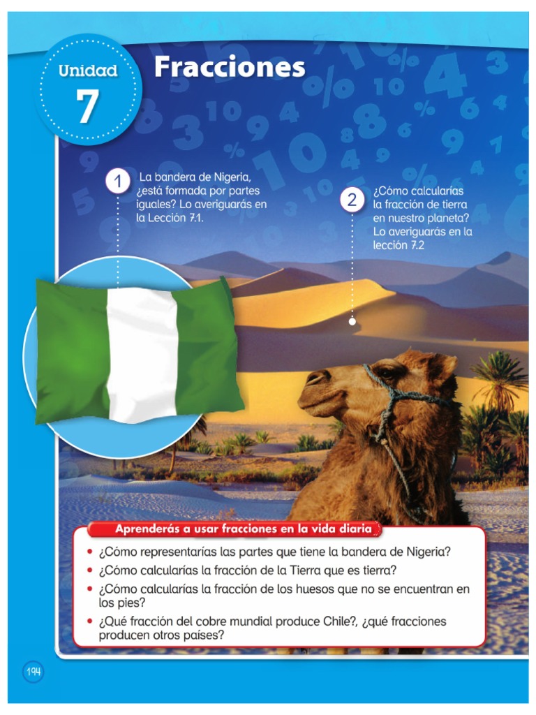 Fracciones para 4to Santillana PDF | PDF