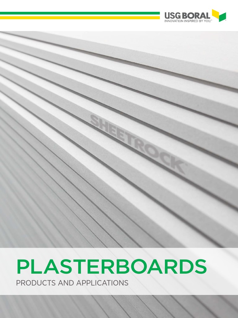 Boral Plasterboards Catalogue | PDF | Drywall | Building Materials