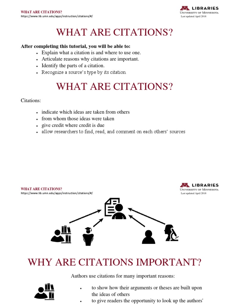 What Are Citations | PDF | Citation | Mass Media
