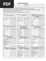 Folha de Registro Terapia ABA | PDF | Carreira e Crescimento