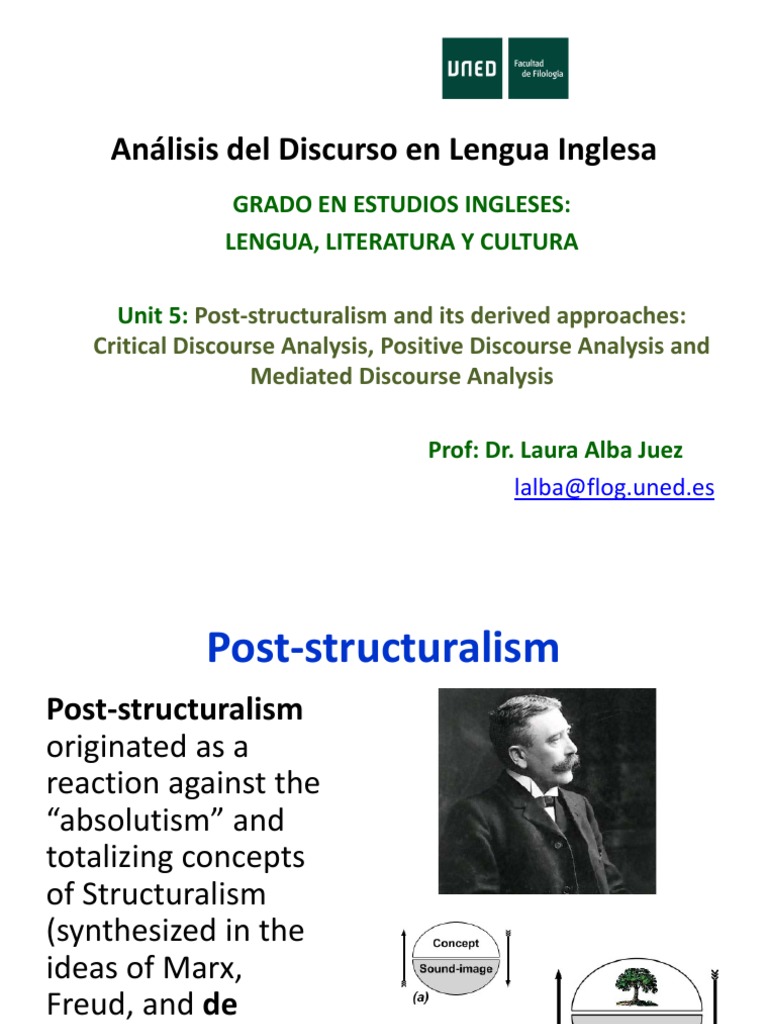 CDA Analysis of Post-structuralism and Discourse Approaches | PDF | Discourse | Linguistics