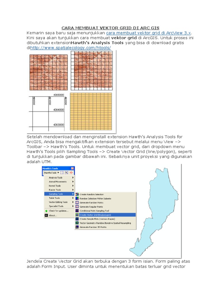 Fishnet Di Arcgis | PDF