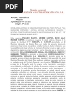 ACTA CONSTITUTIVA Charcuteria y Viveres D&P | PDF | Compartir (Finanzas) | Alimentos