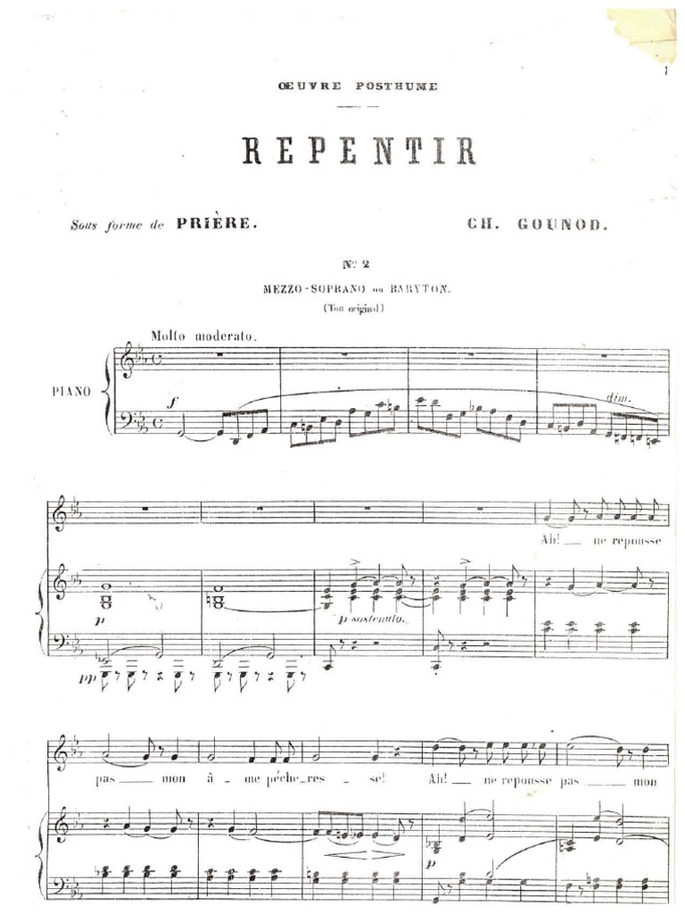 Repentir Gounod | PDF