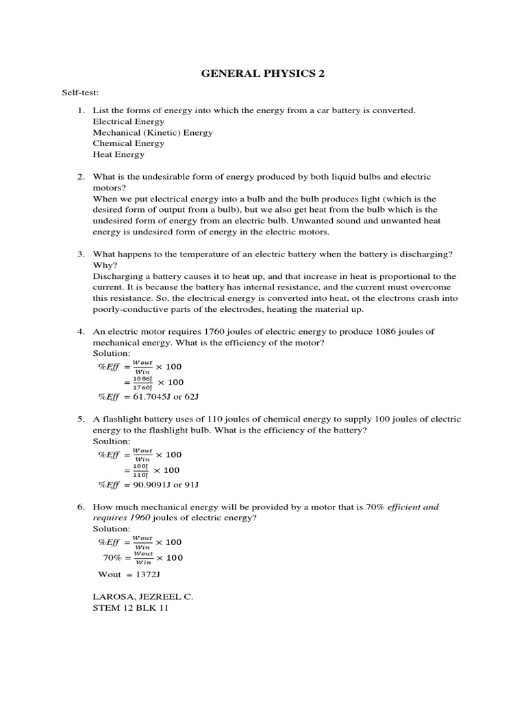 General Physics 2 | PDF