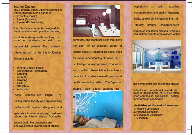 Interior Design: Activities at The End of Session | PDF | Interior ...