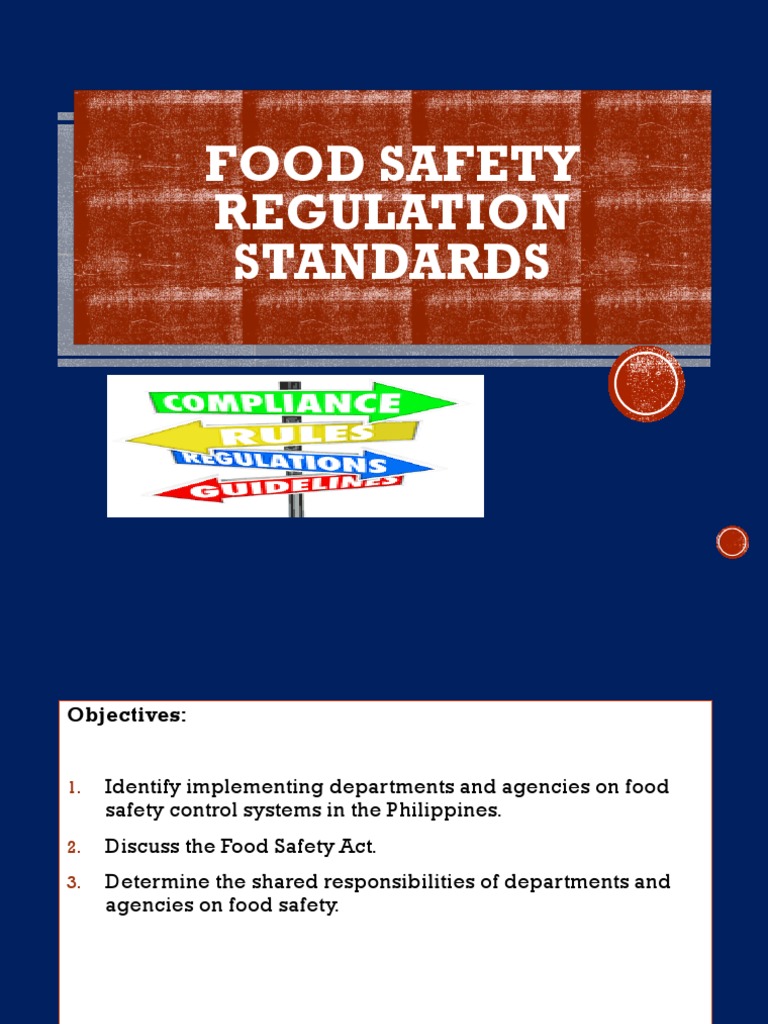 Food Safety Regulation Standards | PDF | Food Safety | Foods