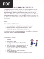 Courtesy For Boys and Girls | PDF