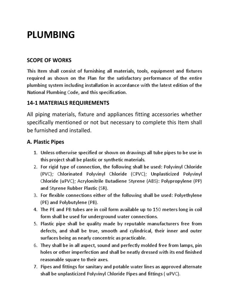 For Civil Engineering | PDF | Plumbing | Polyvinyl Chloride