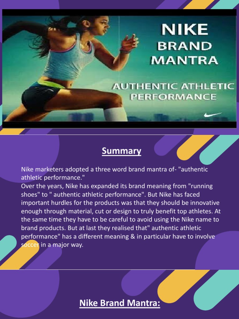 Nike Brand Mantra | PDF