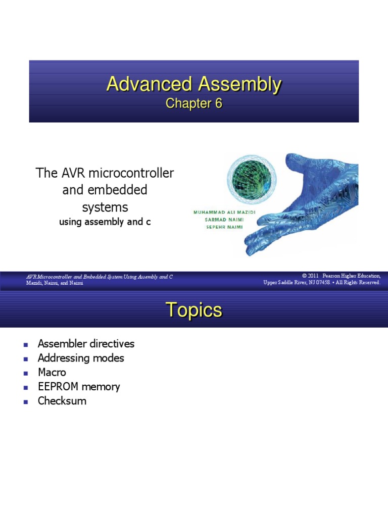 Advanced Assembly: The AVR Microcontroller and Embedded Systems | PDF ...