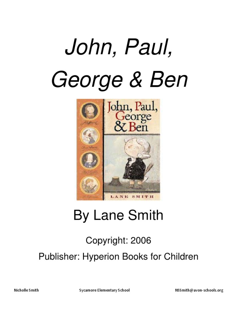 John, Paul, George & Ben - Lane Smith | PDF