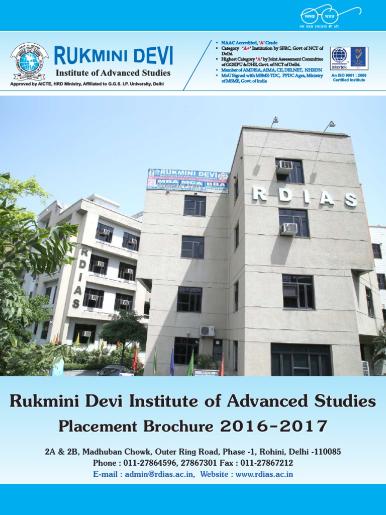 Placement Brochure 2016 2017 PDF | PDF | Entrepreneurship | Libraries