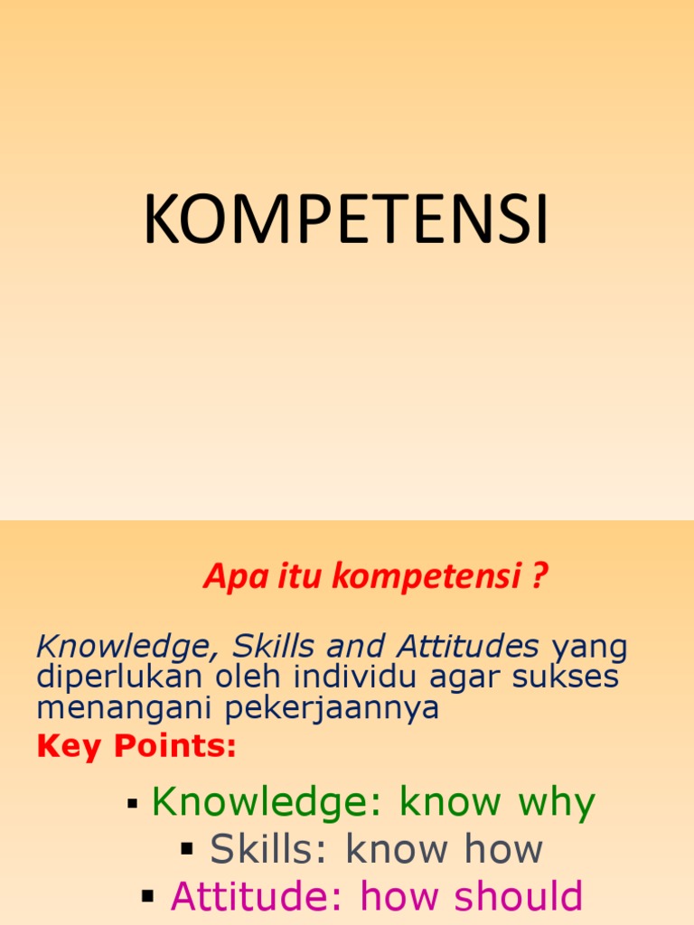 Pertemuan 10 Dan 11 Kompetensi Dan Standar Kompetensi | PDF