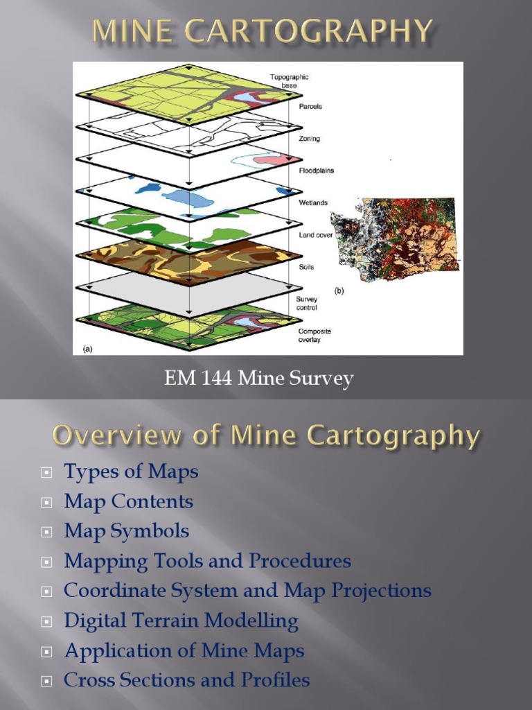 Mine Survey Mapping Techniques | PDF | Contour Line | Map