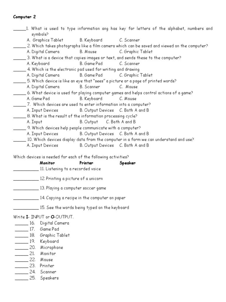 Computer 2 | PDF | Computer Keyboard | Input/Output