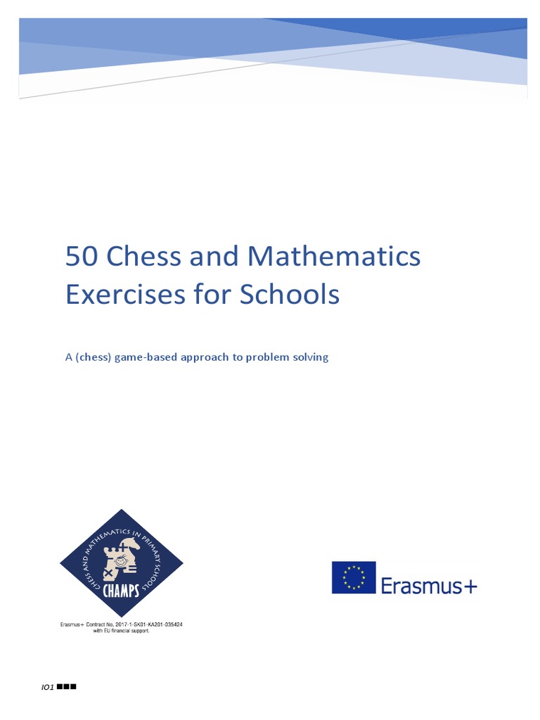 50 Chess and Mathematics Exercises CHAMPS Final | PDF | Line (Geometry ...