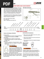 Wire Rope Capacity Chart | PDF | Manufactured Goods | Equipment