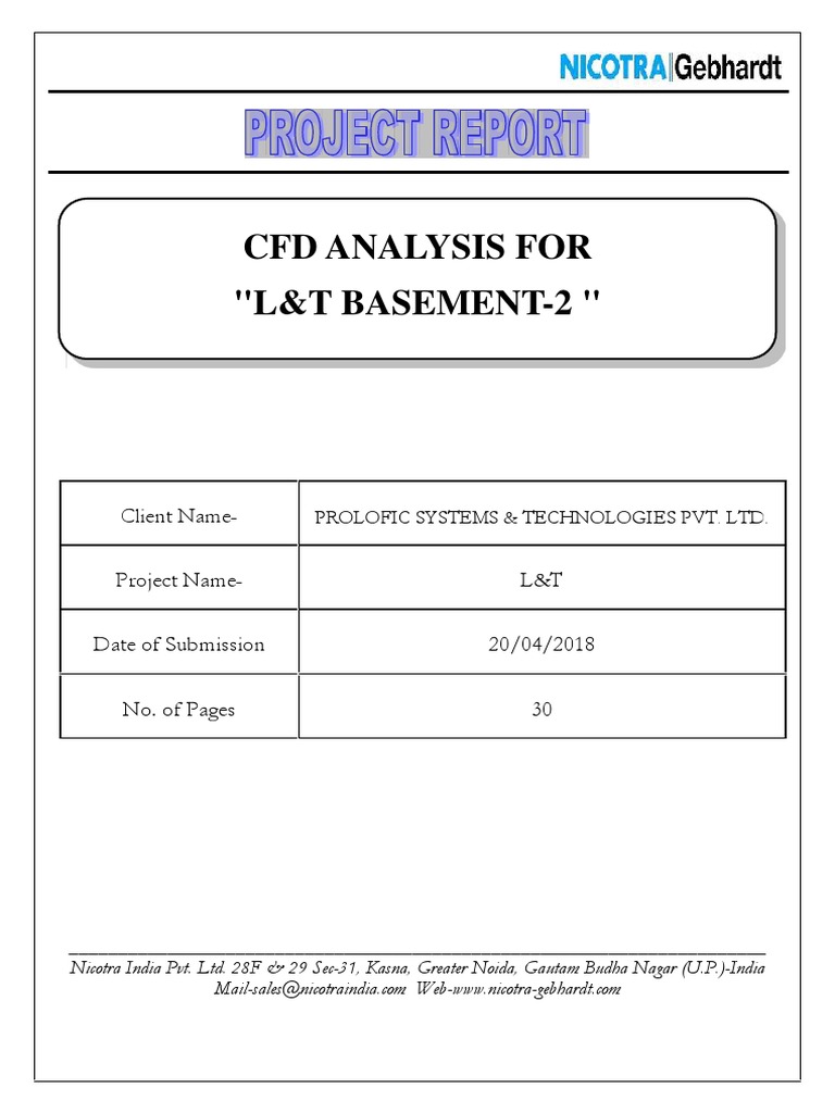 CFD Report For Basement | PDF | Ventilation (Architecture ...