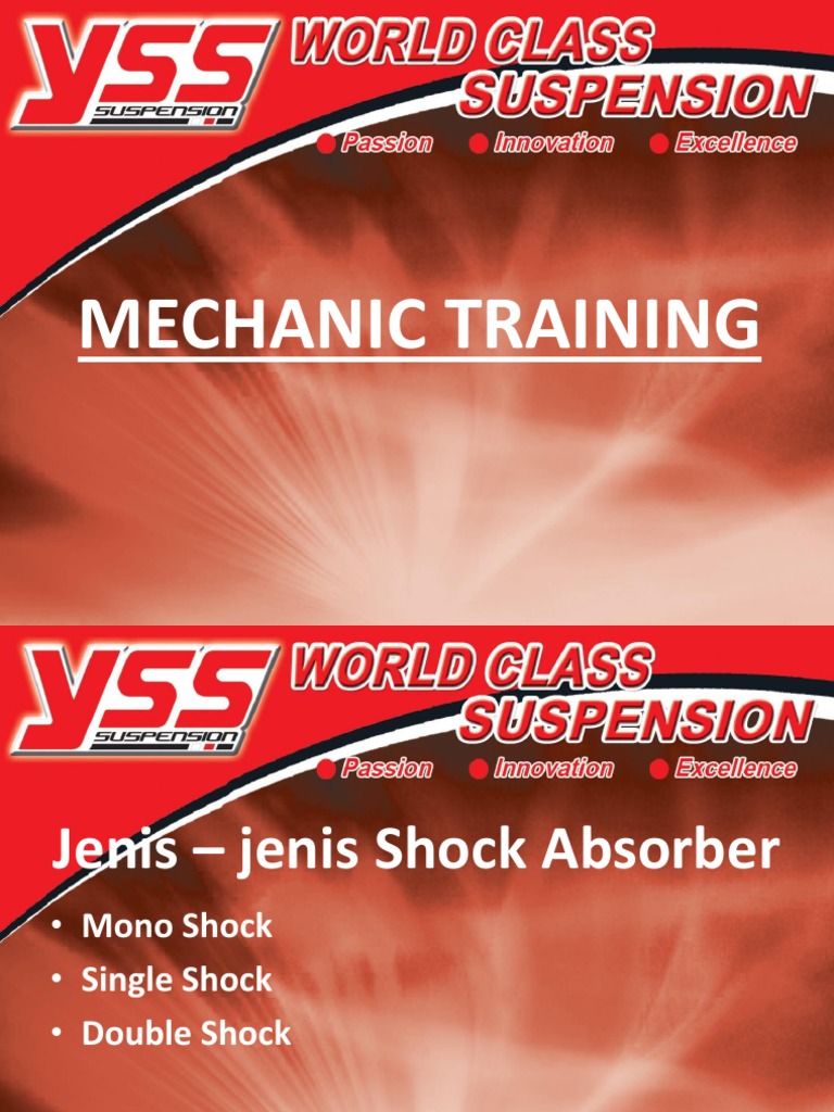 Panduan Lengkap Shock Absorber YSS | PDF