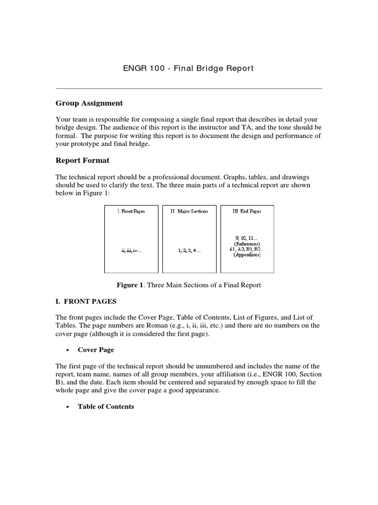 Documentation of a Bridge Design: Analyzing Prototype Testing and Final ...