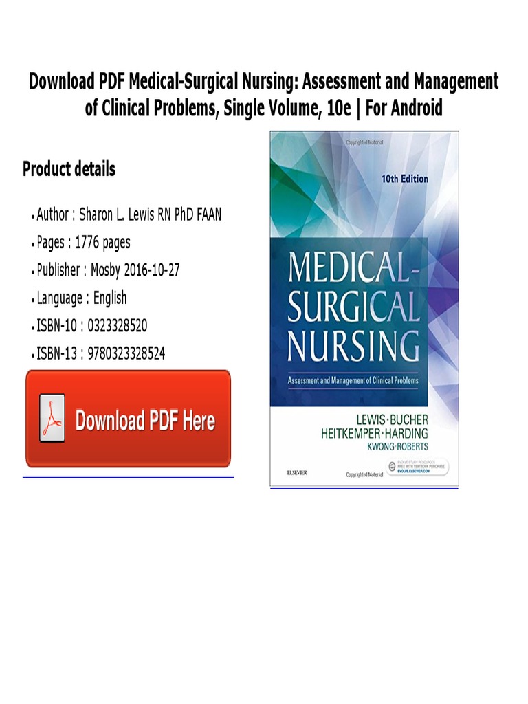 Medical and Surgical Nursing Assessment | PDF | E Books | Publishing
