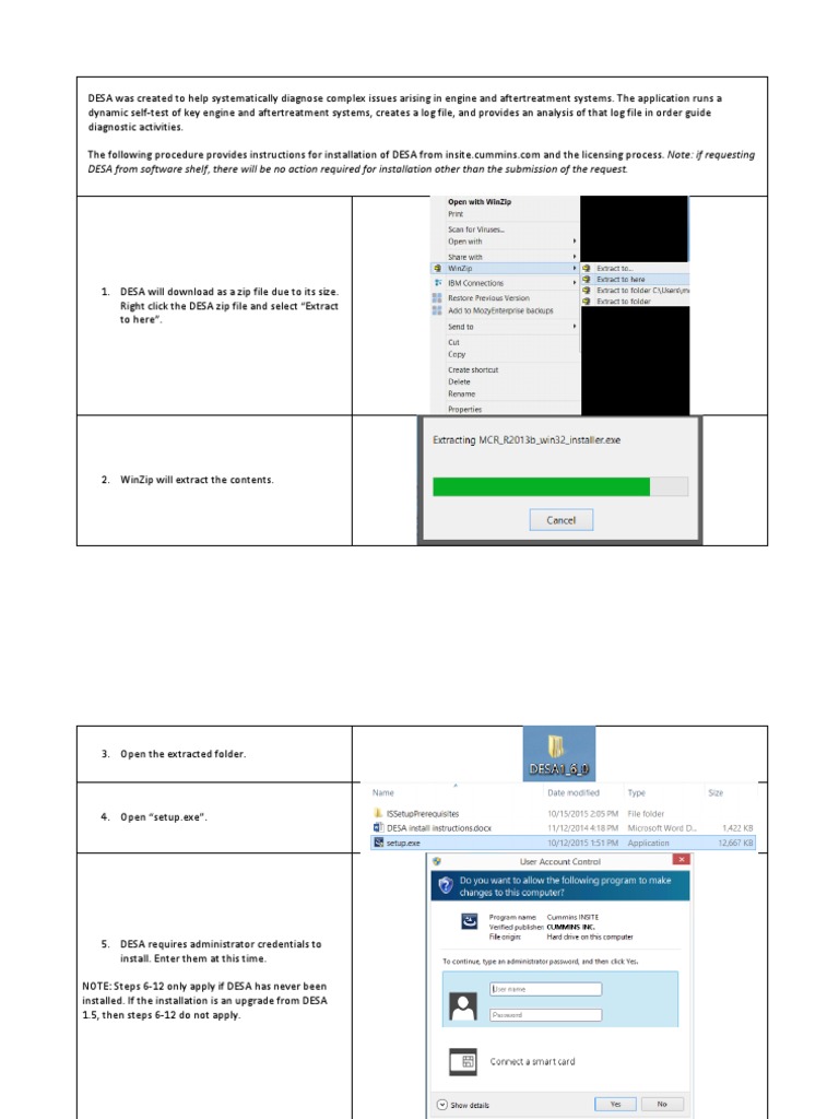 DESA 1.6.0 Install Instructions | PDF | Microsoft Windows | Information ...