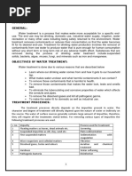 Checklist For Sewage Treatment Plant STP | PDF | Sewage Treatment | Toilet