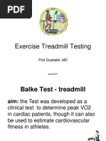 Bruce Protocol Stress Test | PDF | Treadmill | Physical Exercise