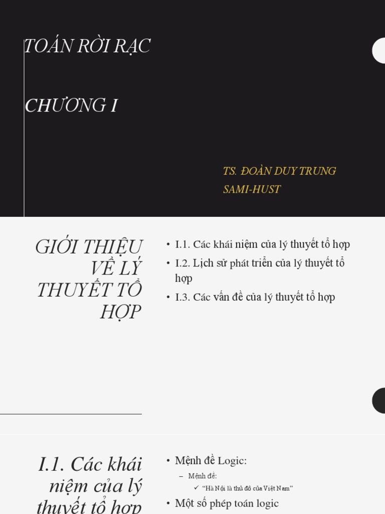 Toán R I R C: Ts. Đoàn Duy Trung Sami-Hust | PDF