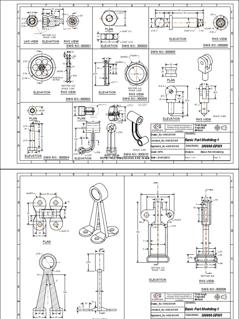 Basic Part Modeling Overview | PDF