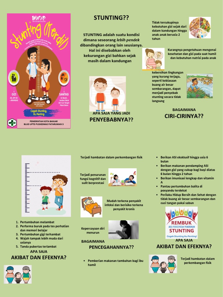 Leaflet Stunting | PDF