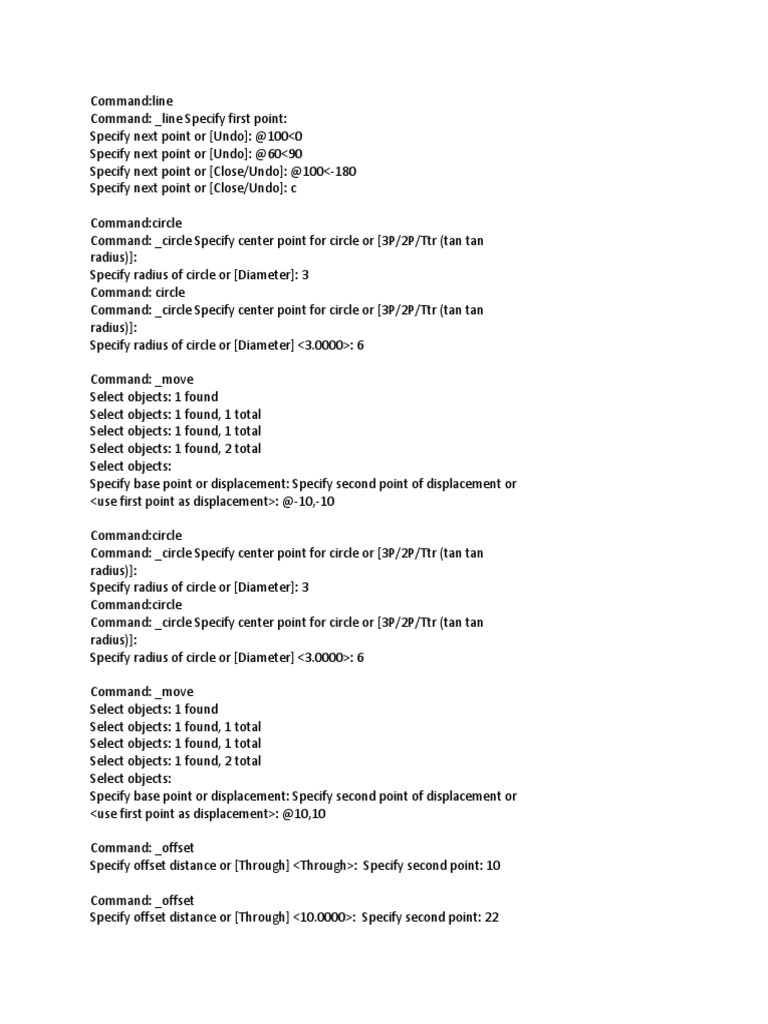 Auto Cad | PDF | Euclidean Geometry | Geometric Measurement