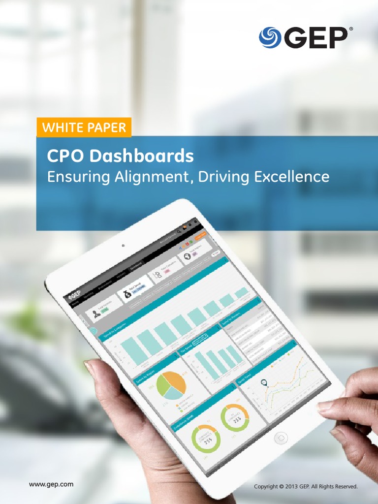 CPO Dashboards: Ensuring Alignment, Driving Excellence | PDF | Supply ...