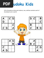 Kids Sudoku Puzzle Book | PDF | Home & Garden | Art