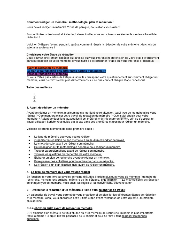 Comment Rédiger Un Mémoire | PDF | Mise en page | Livres