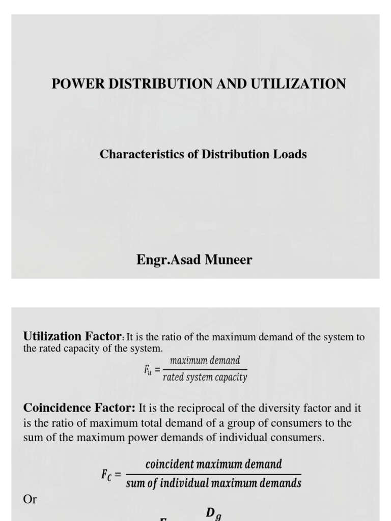 LEC - 5 (Load Characteristics) PDF | PDF