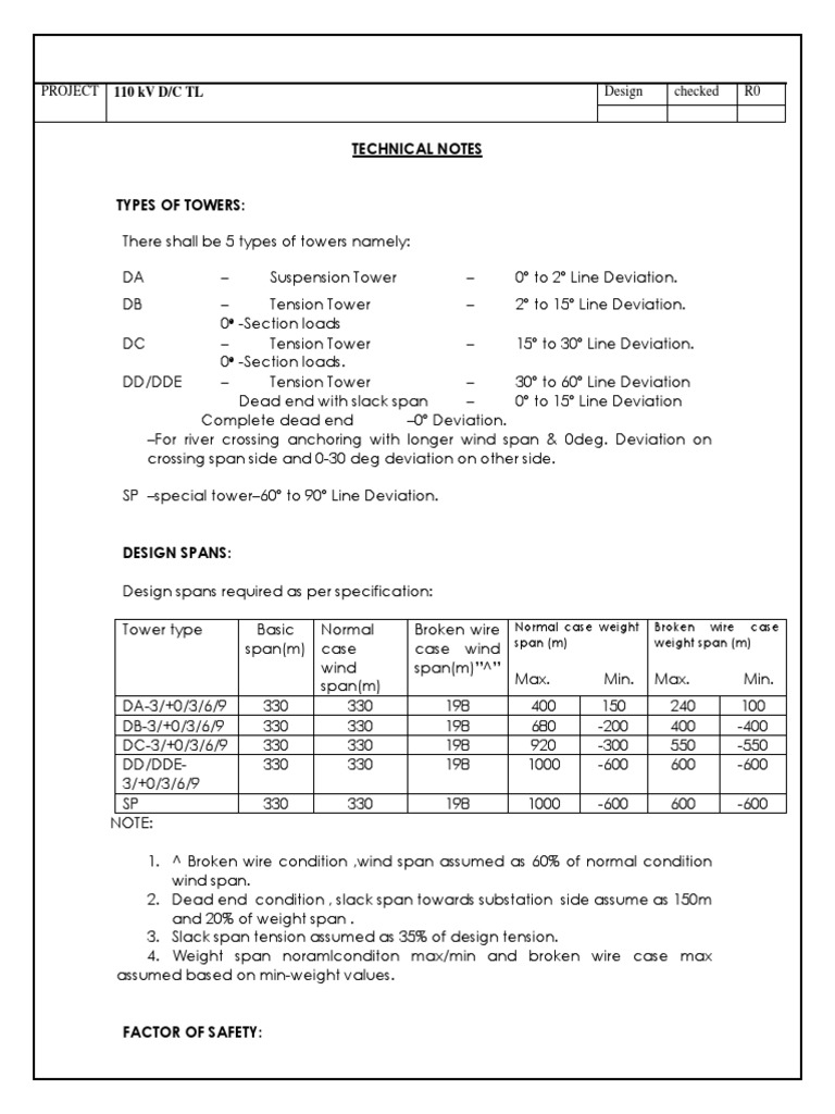 Technical Notes For TL (Brief) | Download Free PDF | Insulator ...
