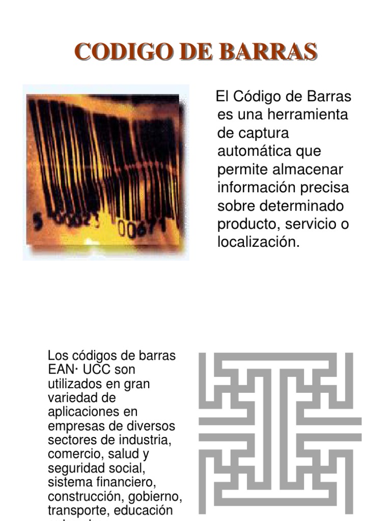 Codigo de Barras | PDF | Código de barras | Información
