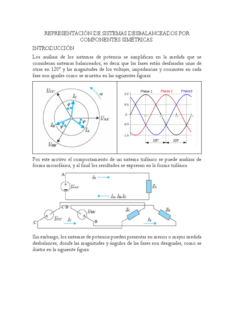 Componentes Simetricas | PDF | Vector Euclidiano | Física