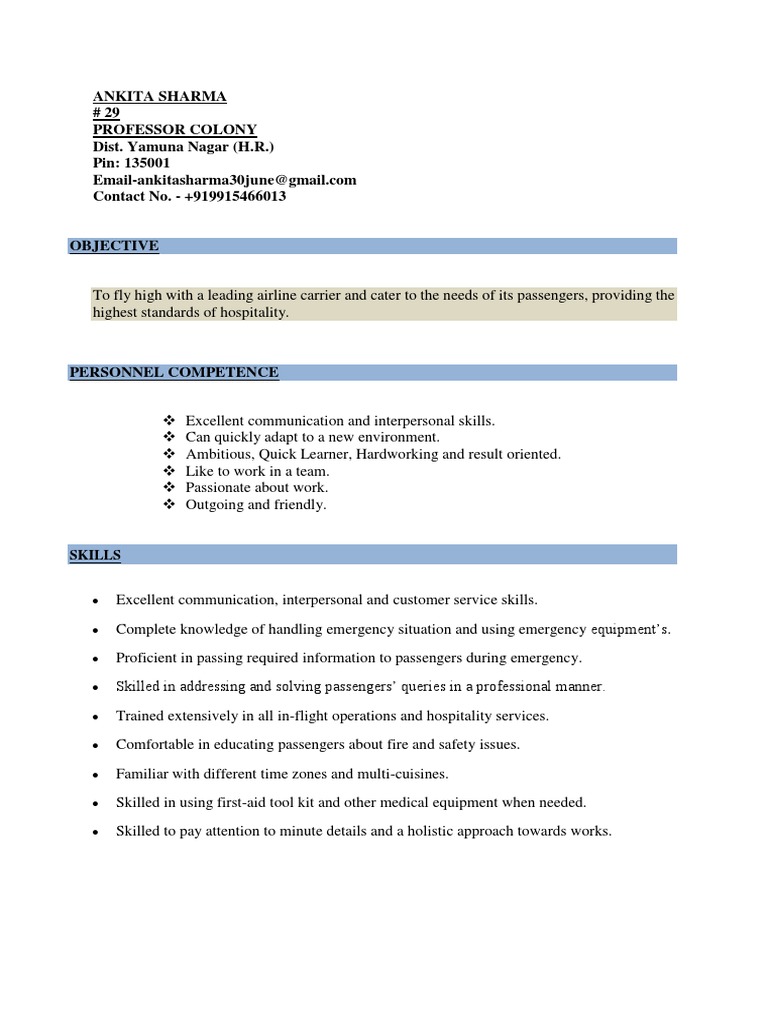 Ankita Resume | PDF | Cognition | Communication