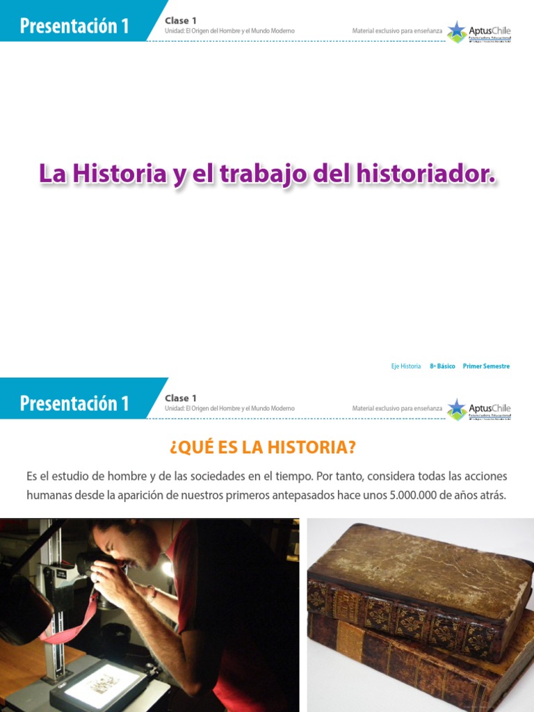 La Historia y El Trabajo Del Historiador | PDF | Edades medias | Modernidad