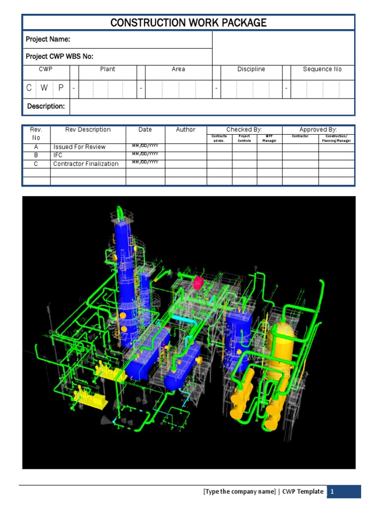 CWP Template PDF | PDF | Specification (Technical Standard) | Economic Sectors