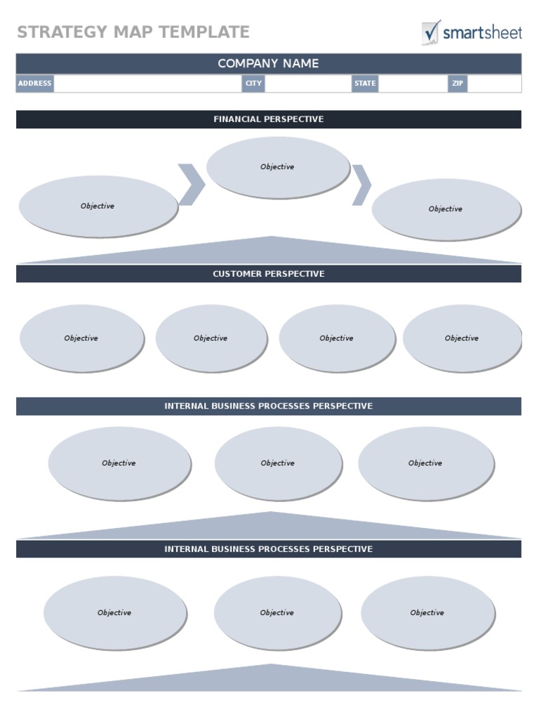 IC Strategy Map Template | PDF