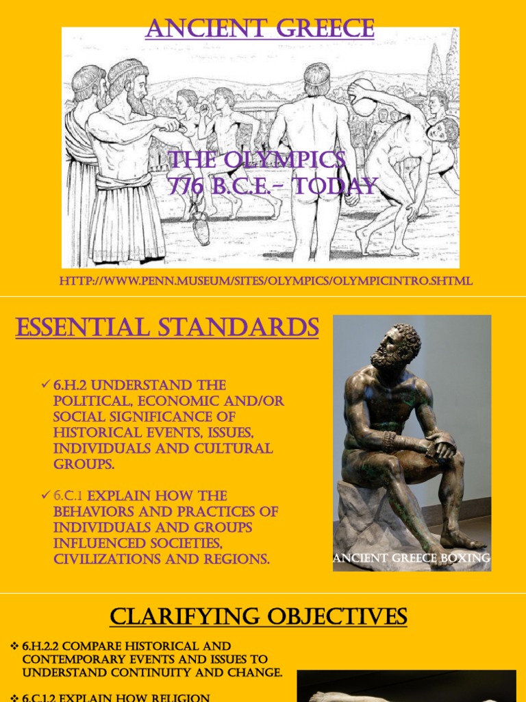 Ancient Greece - Olympic Games | PDF | Olympic Games | Ancient Greece