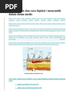 Teknik Injeksi: SC, IM, IC, IV | PDF