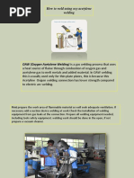 OAW Welding Process Diagram | PDF
