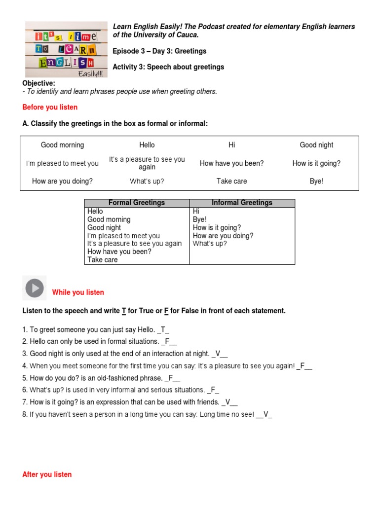 Week 1, Activity 3 | PDF